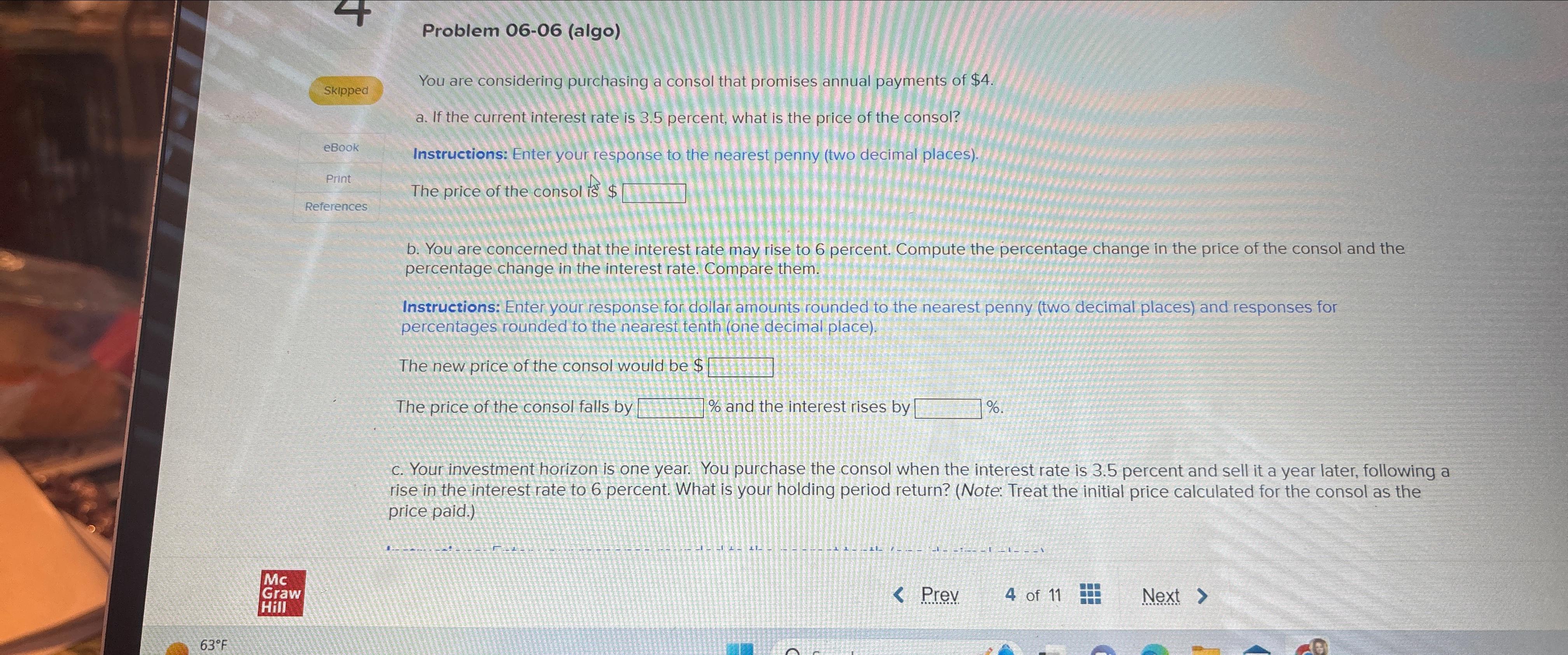 Solved Problem 06-06 (algo)SkippedYou are considering | Chegg.com