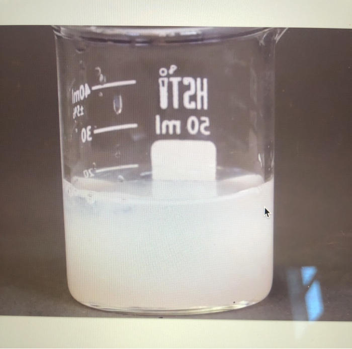 Solved The video shows the addition of aqueous sodium | Chegg.com