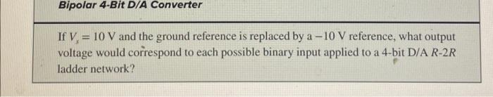 Solved If Vs=10 V and the ground reference is replaced by a | Chegg.com