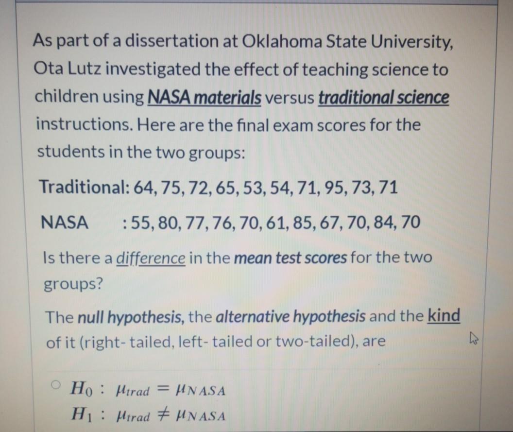 Solved The Graduate Management Admission Test (GMAT) is a | Chegg.com