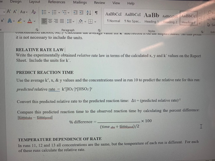 Solved Can you please tell me how do we solve relative rate | Chegg.com