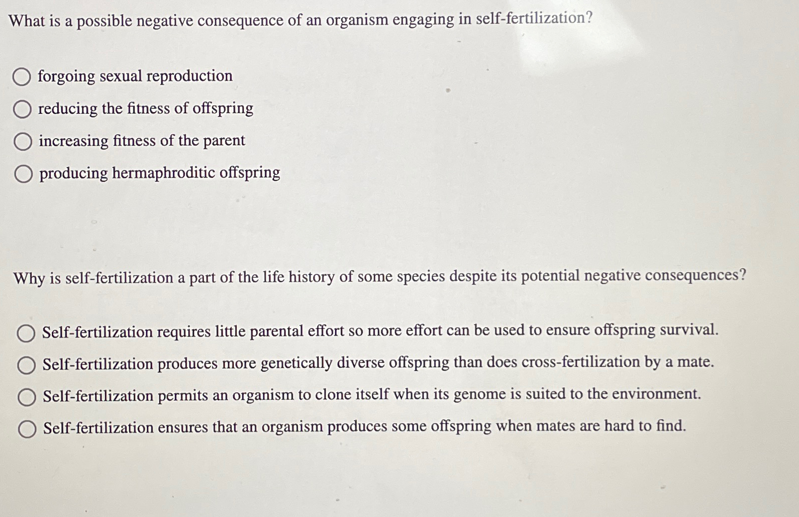 Solved What is a possible negative consequence of an | Chegg.com