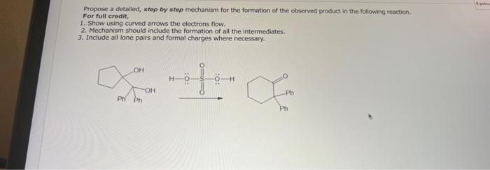 Solved Propose a detailed, stop by stop mechanism for the | Chegg.com