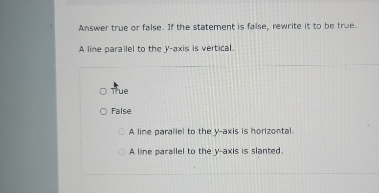 Solved Answer true or false. If the statement is false, | Chegg.com