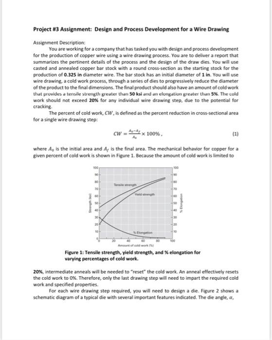 Solved Project #3 Assignment: Design and Process Development | Chegg.com