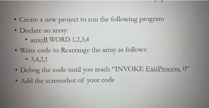 Solved - Create a new project to run the following program - | Chegg.com