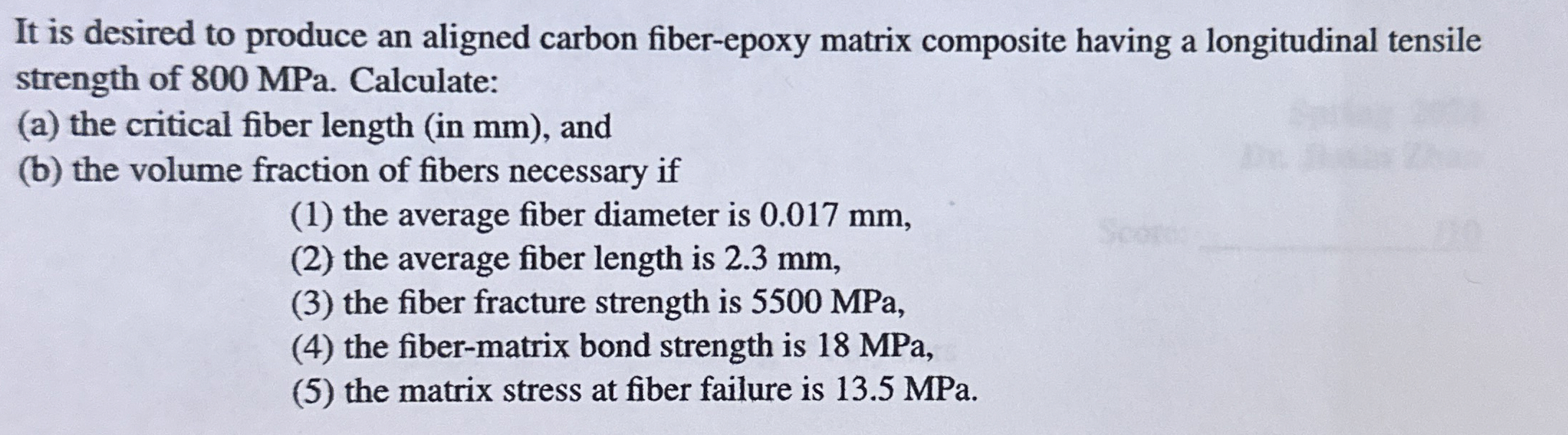 Solved It is desired to produce an aligned carbon | Chegg.com