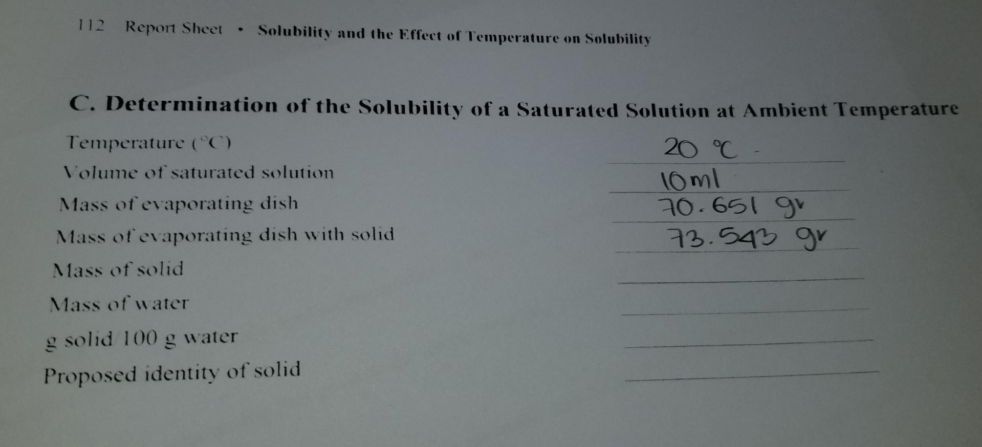 Name Desk Date Laboratory Instructor REPORT SHEET | Chegg.com