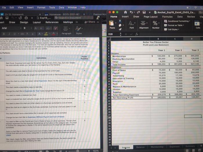 File Edit View Insert Format Tools Data Window Help | Chegg.com