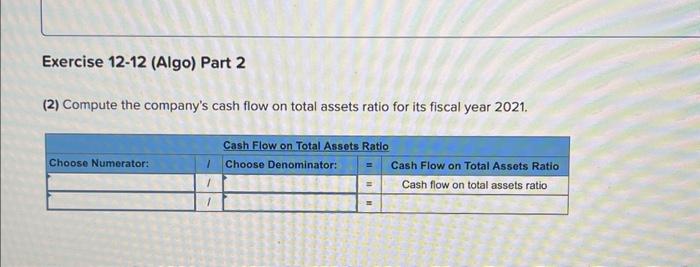 Solved Required information Exercise 12-12 (Algo) Indirect: | Chegg.com
