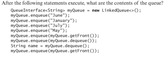 Solved After the following statements execute, what are the | Chegg.com