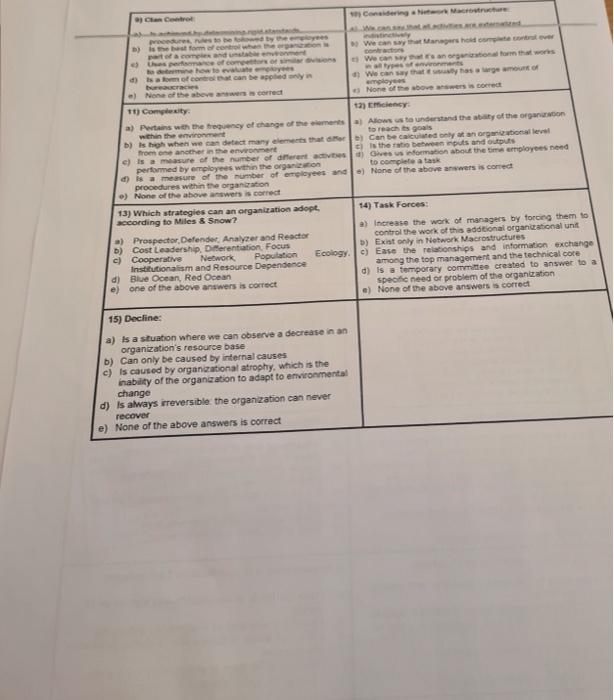 9) Can Control procedures, rules to ngid standards | Chegg.com