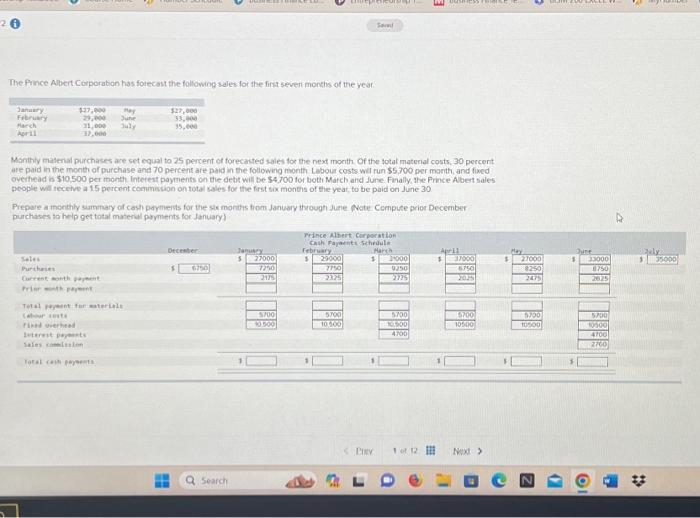 Solved Hi can you please answer the prior month payment, | Chegg.com
