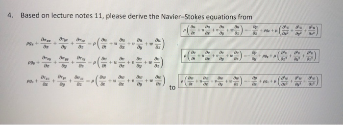 Solved 4. Based on lecture notes 11, please derive the | Chegg.com