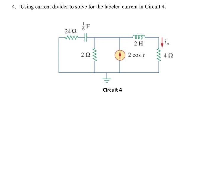 Solved 3. Use voltage divider to solve for the labeled | Chegg.com