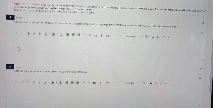 Solved Student mustinclude a page number and cte their | Chegg.com