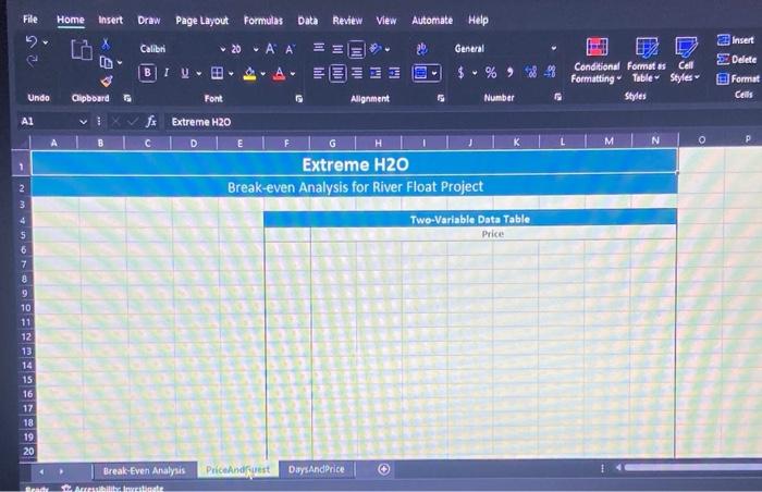 Solved File Home insert Draw PageLayout Formulas Data | Chegg.com