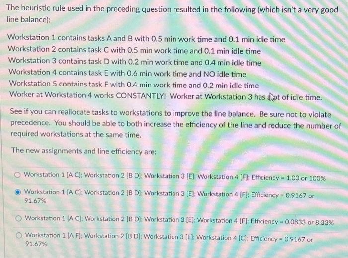 Solved The heuristic rule used in the preceding question | Chegg.com