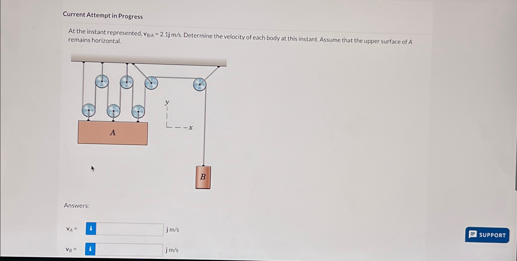 Solved Current Attempt in ProgressAt the instant | Chegg.com