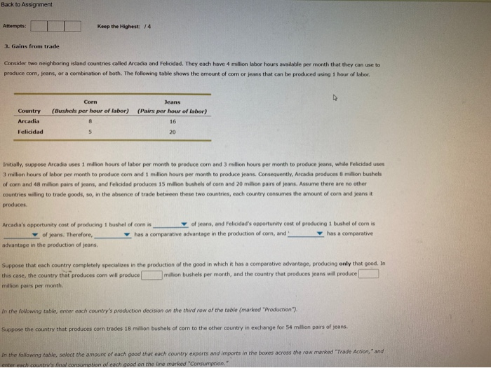 Solved Back to Assignment Attempts: Keep the Highest: 74 3. | Chegg.com