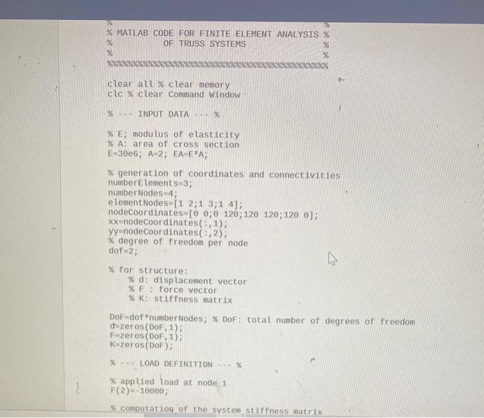 Solved I need the code done by Mathlab not by paper or | Chegg.com