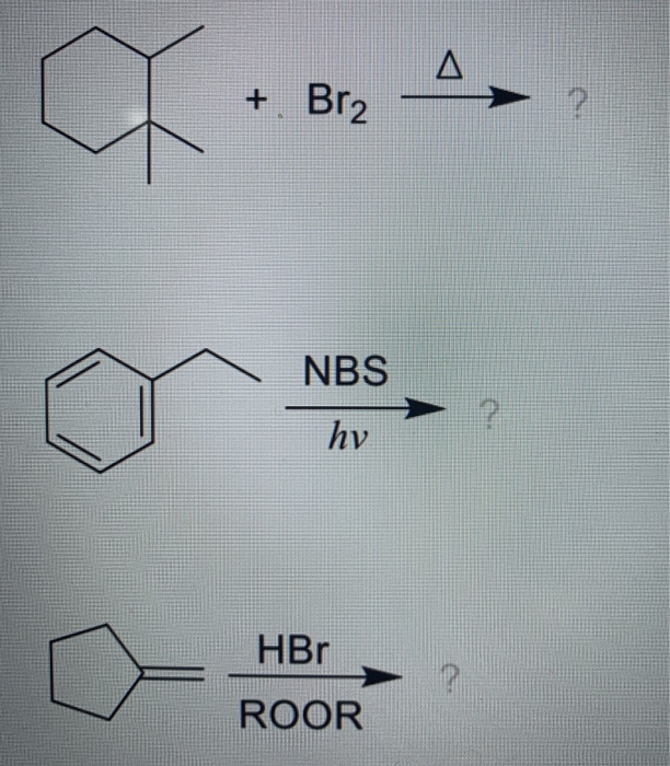 Solved Solve the following reactions, name their reaction, | Chegg.com