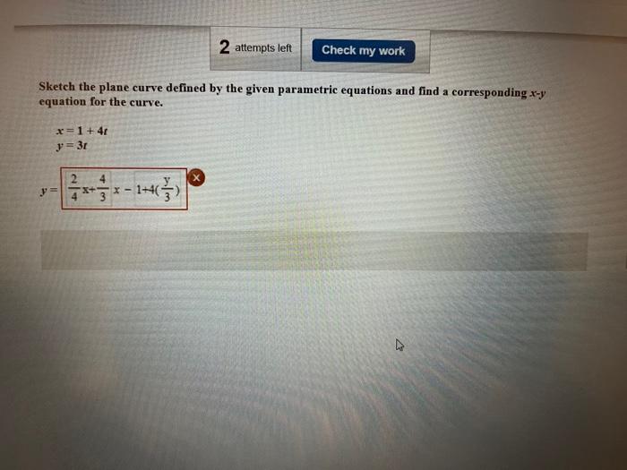 Solved Sketch the plane curve defined by the given | Chegg.com