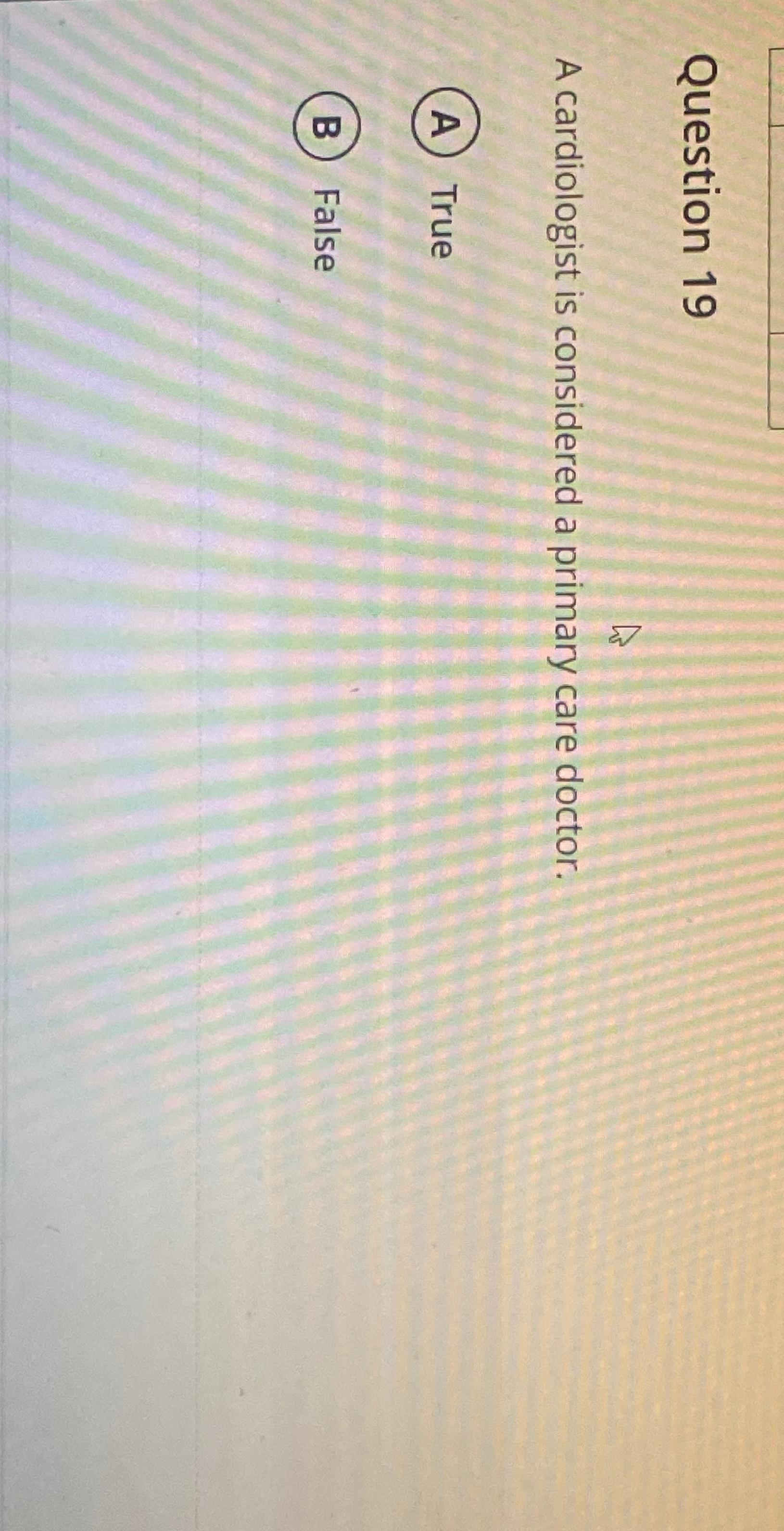 Solved Question 19A cardiologist is considered a primary | Chegg.com Solved Question 19A cardiologist is considered a primary | Chegg.com