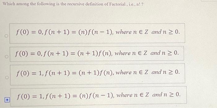Solved Principle of mathematical induction is typically used | Chegg.com