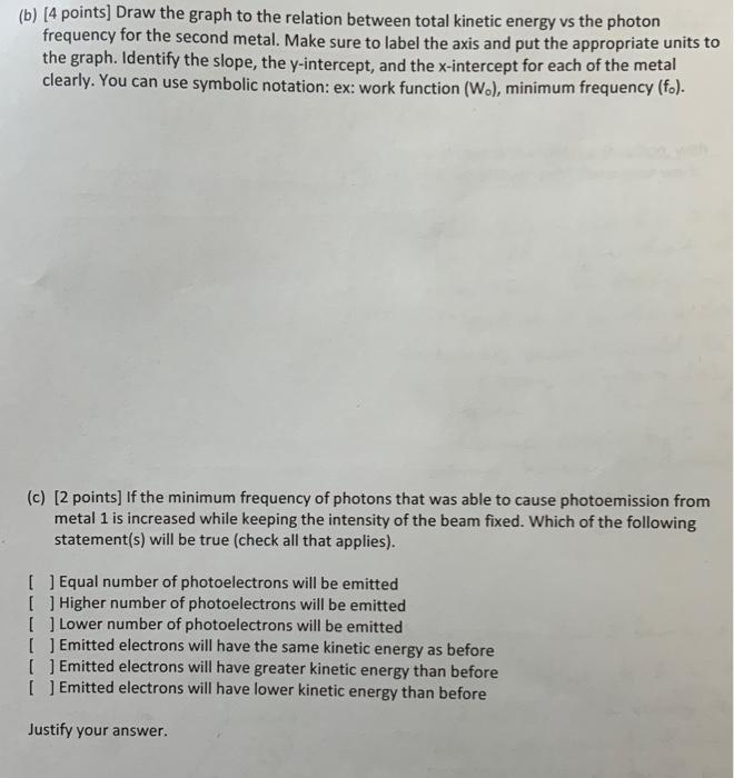 Solved Hello, I need help answering these modern physics | Chegg.com