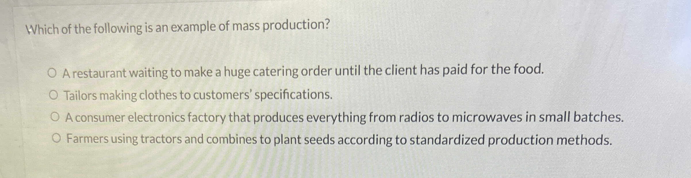 Solved Which of the following is an example of mass | Chegg.com