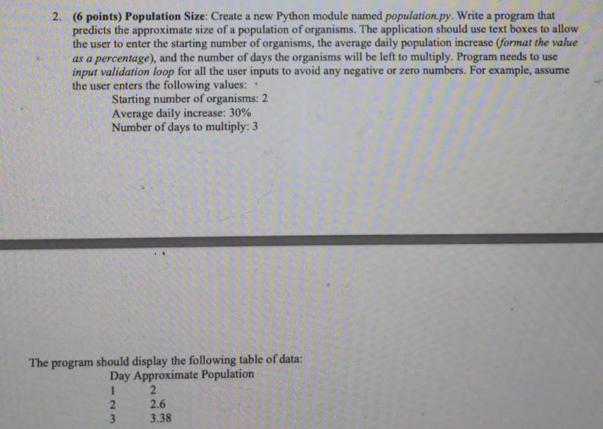Solved 2. (6 points) Population Size: Create a new Python | Chegg.com