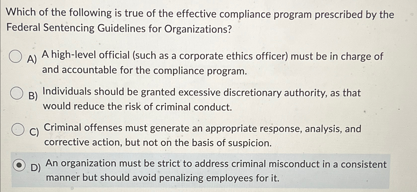 Solved Which of the following is true of the effective | Chegg.com