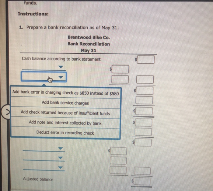 Solved Ch 8-3 Exercises & Problems Bank Reconciliation and | Chegg.com