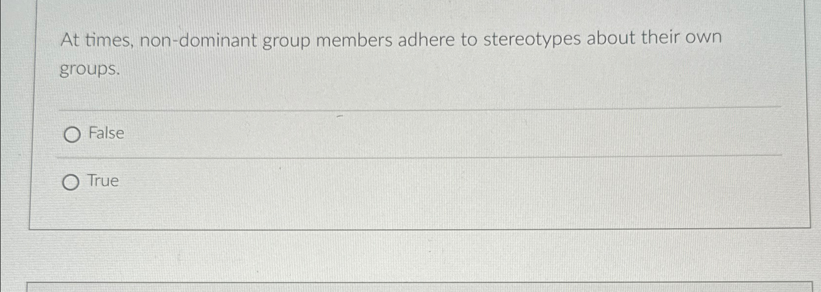 Solved At times, non-dominant group members adhere to | Chegg.com