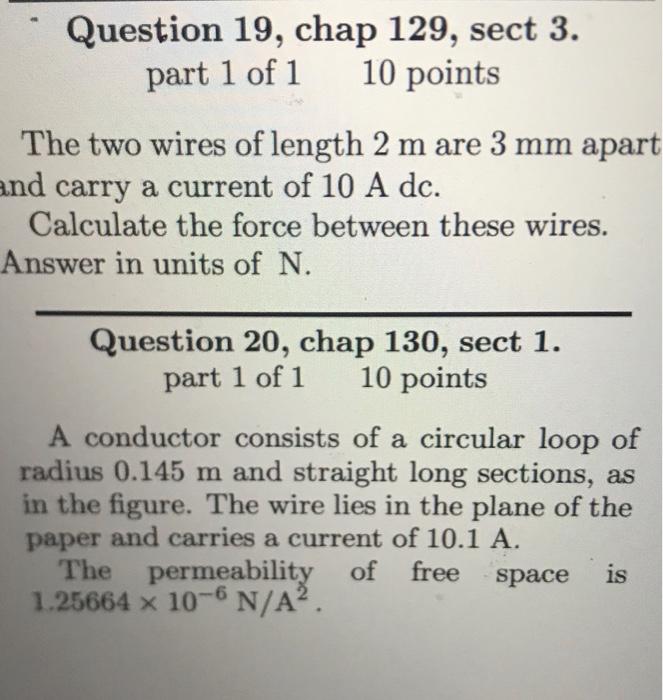 Solved Question 19, chap 129, sect 3. part 1 of 110 points | Chegg.com