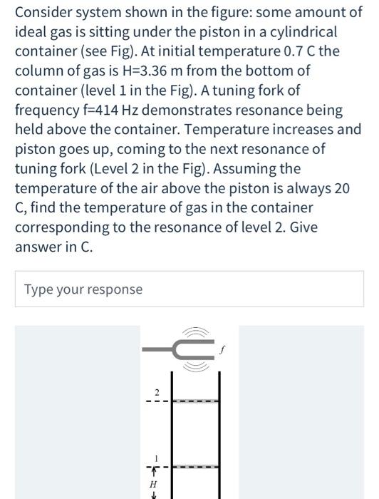 Solved Consider system shown in the figure: some amount of | Chegg.com