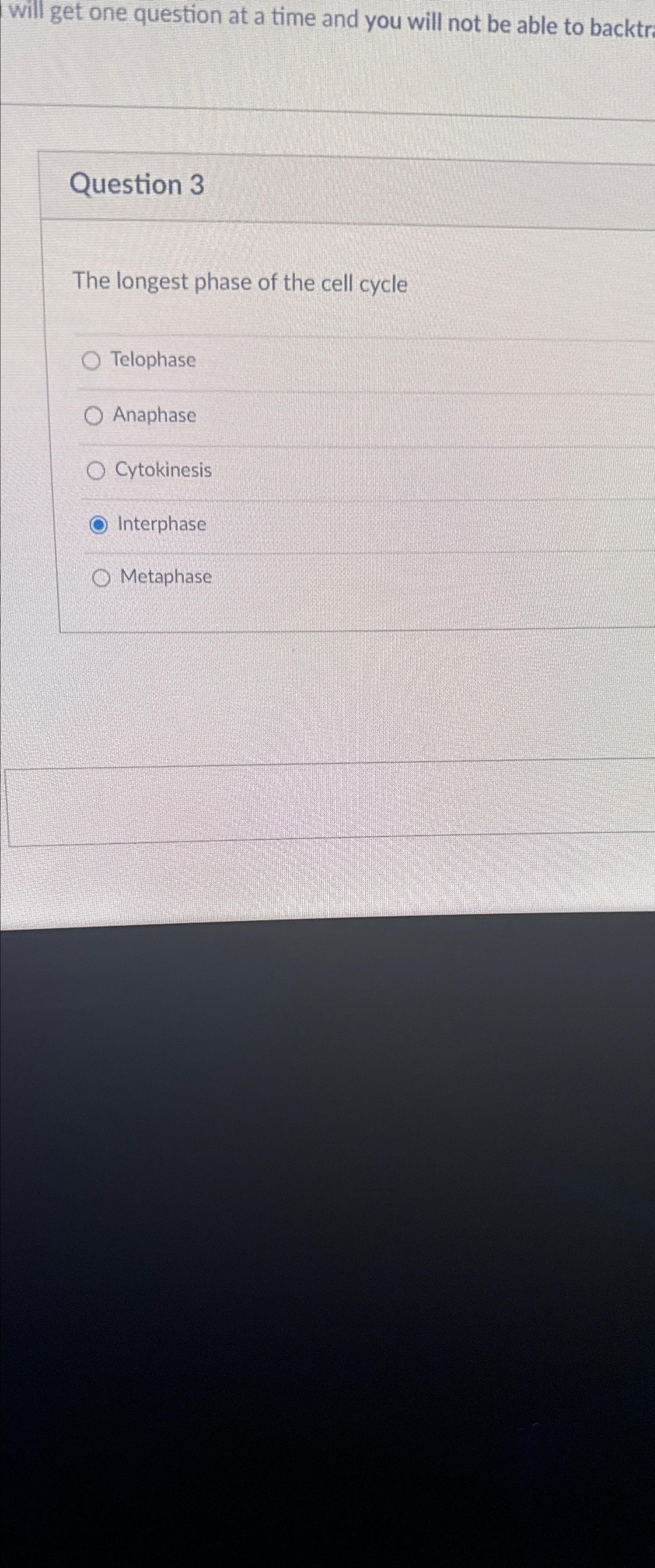 Solved will get one question at a time and you will not be | Chegg.com