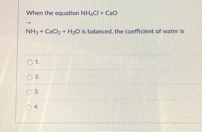 Solved The following reaction: Ca + 2H20 Ca(OH)2 + H2, is an | Chegg.com