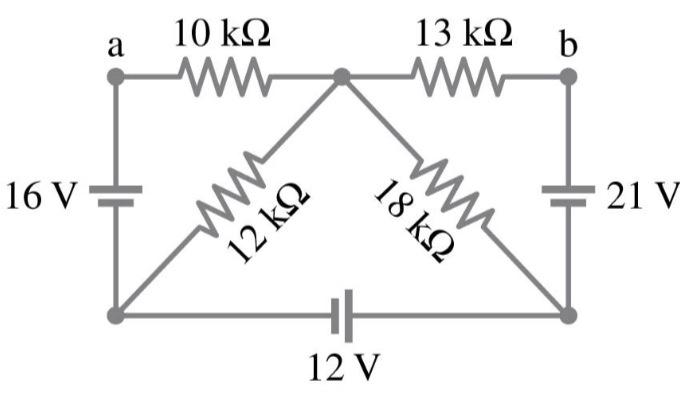 Solved For The Circuit Showna Calculate The Current