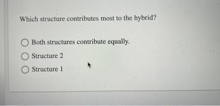 Solved Two major contributing resonance structures are | Chegg.com