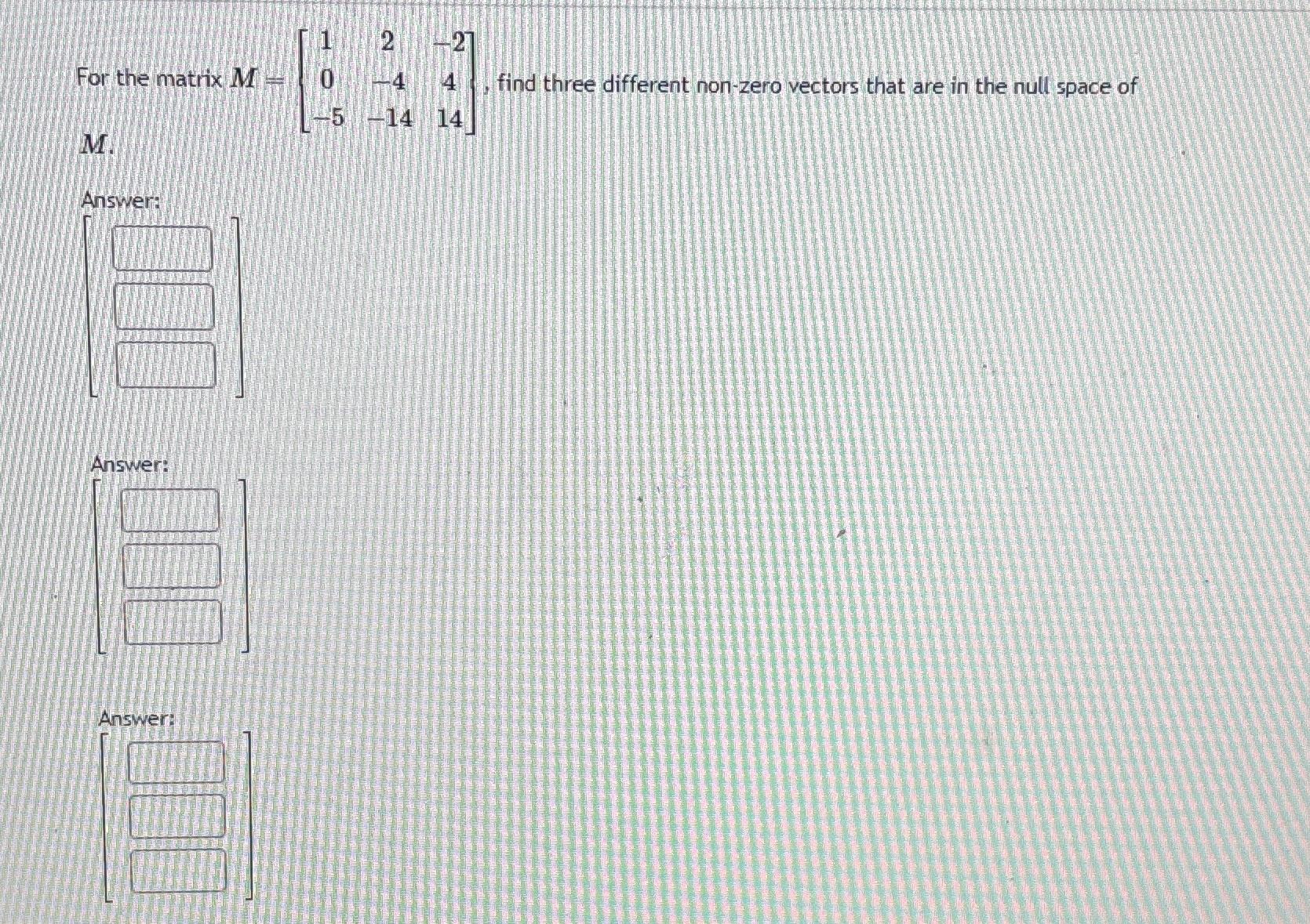 Solved Hello need help, this a is Linear Algebra question | Chegg.com