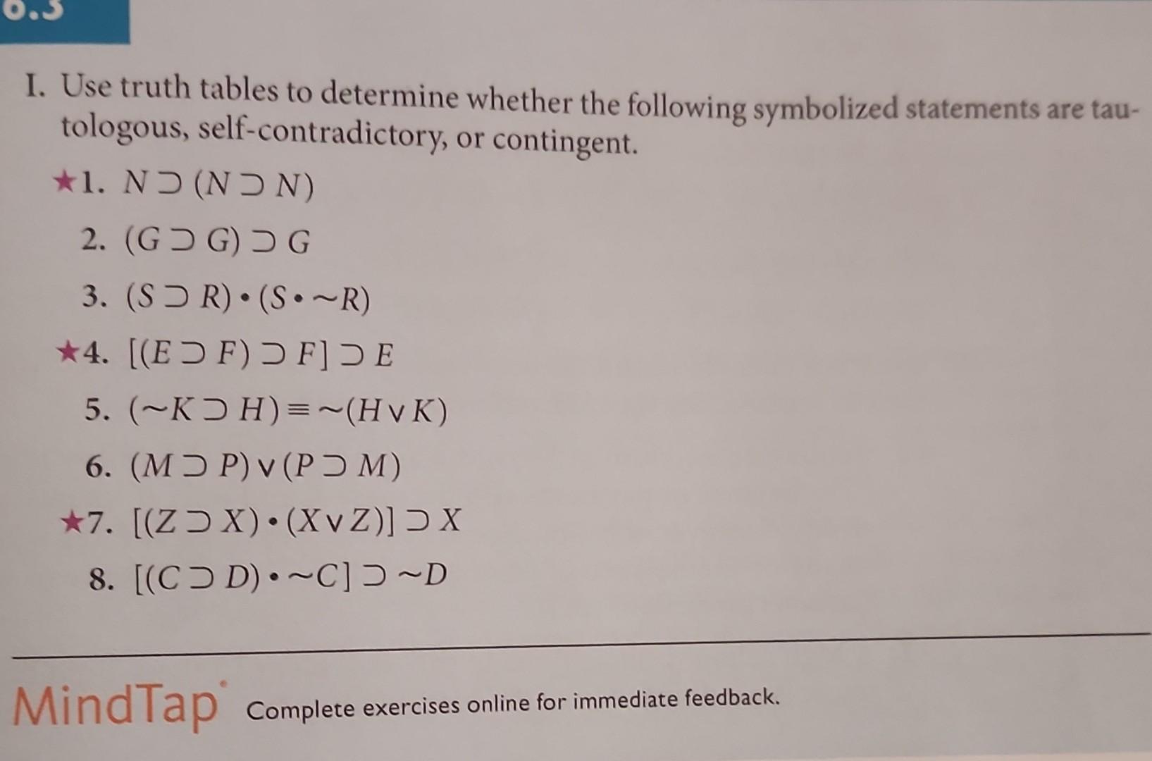 I Use Truth Tables To Determine Whether The