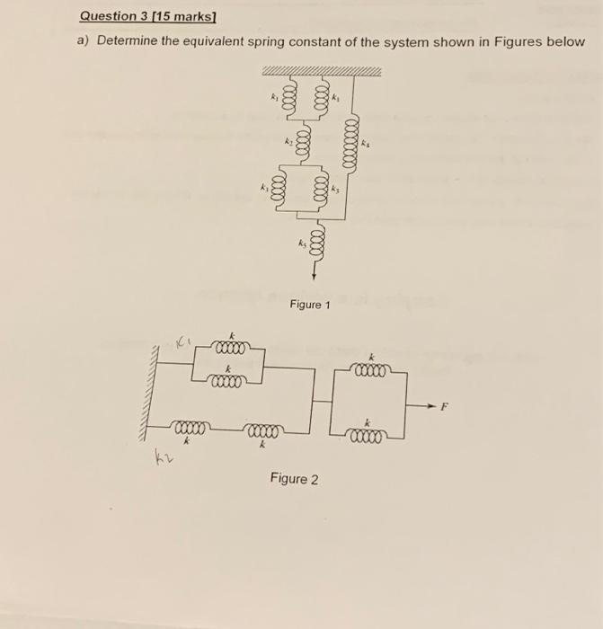 Solved Question 3 [15 marks] a) Determine the equivalent | Chegg.com