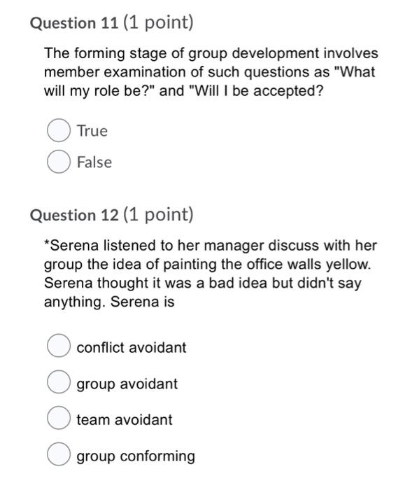 Solved Question 9 (1 point) Task interdependence exists when | Chegg.com