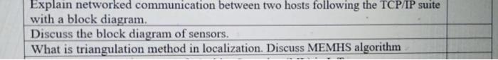 Solved Explain networked communication between two hosts | Chegg.com