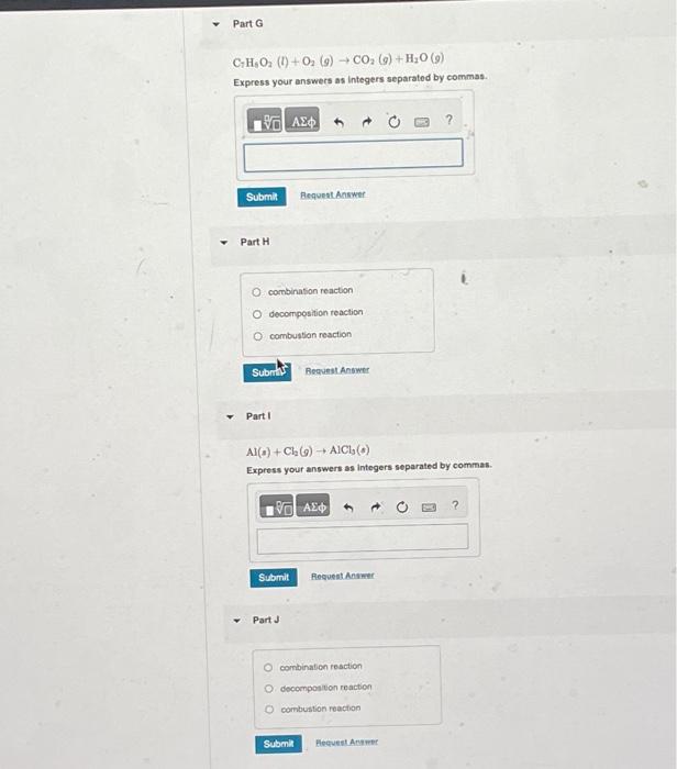 Solved parts G-J shown in pictures.not shown- balancing | Chegg.com