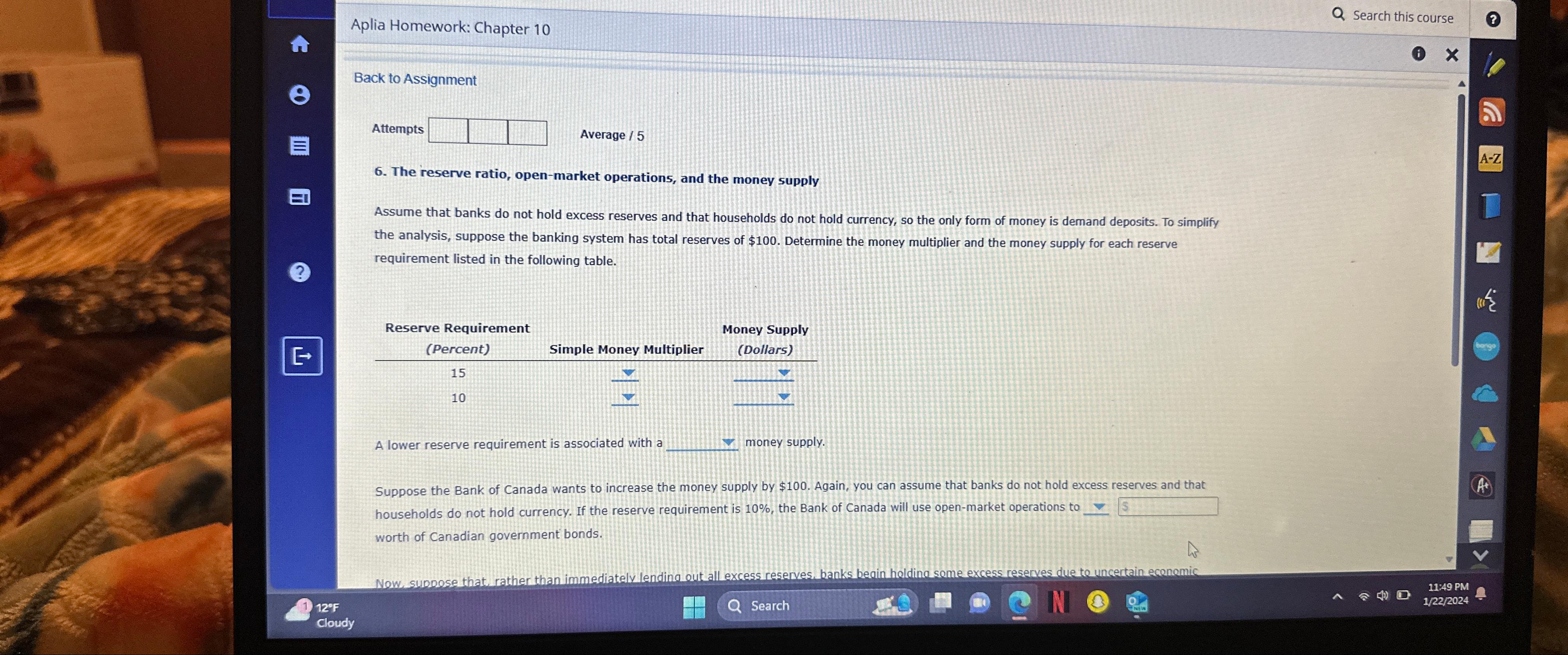 Solved Aplia Homework: Chapter 10Search this courseBack to | Chegg.com Solved Aplia Homework: Chapter 10Search this courseBack to | Chegg.com
