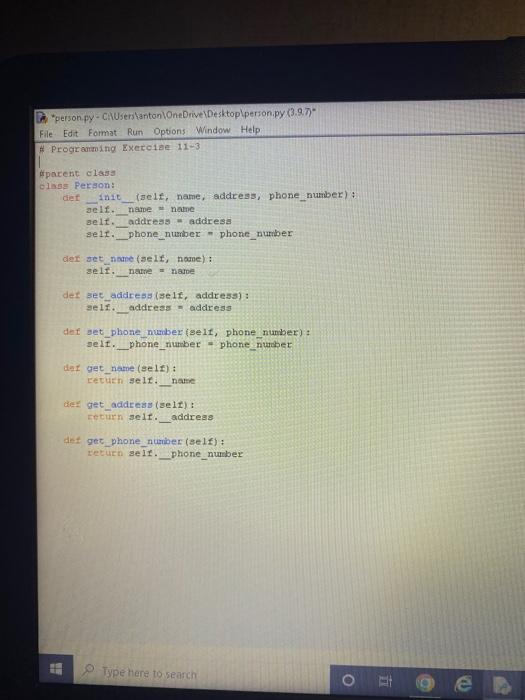 Solved Python Programing Need Help With Code I Have The 0658