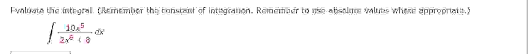 Solved Evaludte the integral. (Remember the constant of | Chegg.com